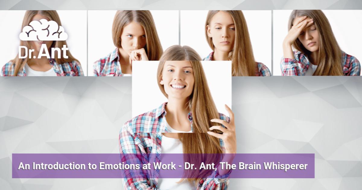 An Introduction to Emotions at Work | Dr. Ant, The Brain Whisperer